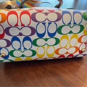 Coach | Bags | Rare Coach Rowan Rainbow Satchel And Wristlet | Poshmark